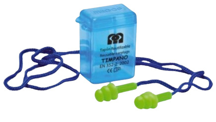 TAMPÃO REUTILIZÁVEL TÍMPANO SNR 27dB | Medop – JR Protek